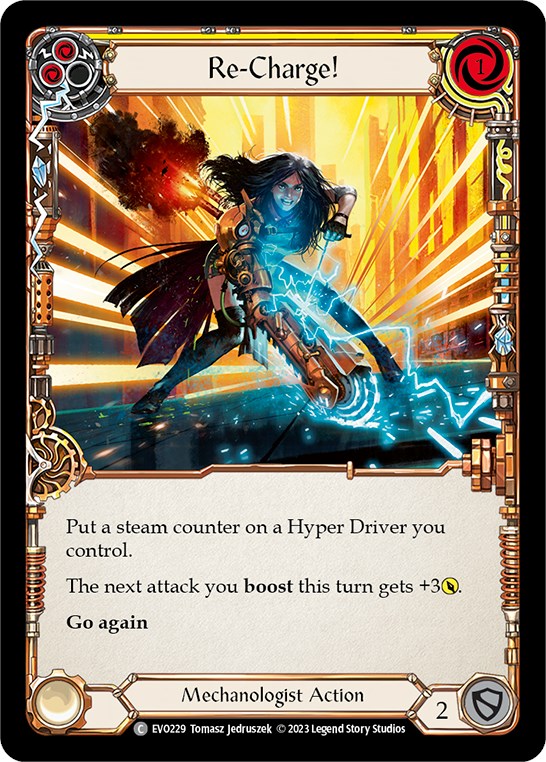 Re-Charge! (Yellow) - Bright Lights - Flesh and Blood TCG