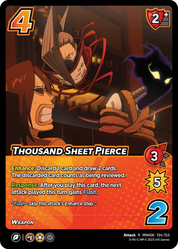 Thousand Sheet Pierce - UniVersus: My Hero Academia: Jet Burn - UniVersus