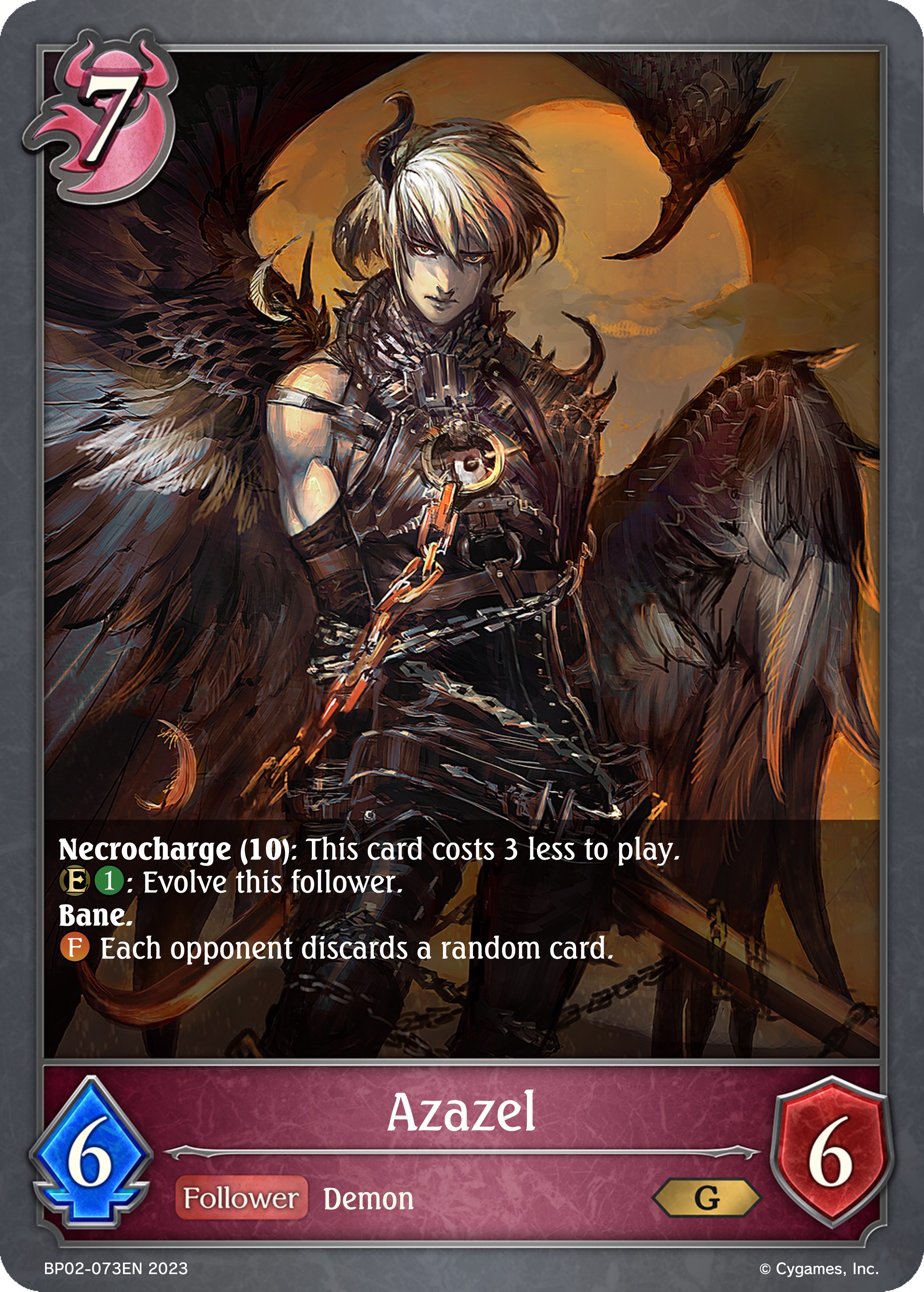 Azazel - BP02: Reign of Bahamut - Shadowverse: Evolve