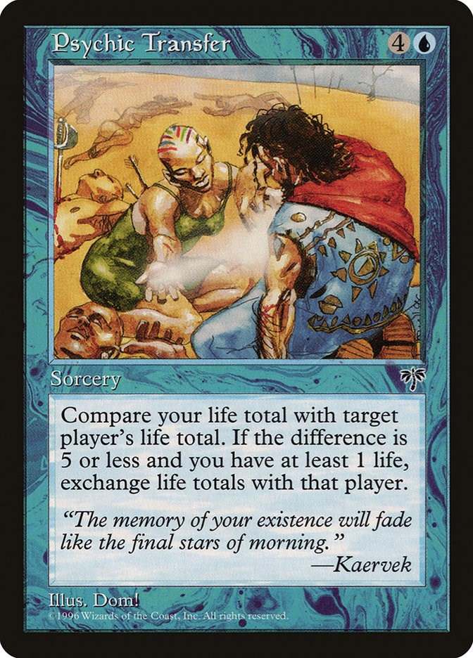 Psychic Transfer - Mirage - Magic: The Gathering