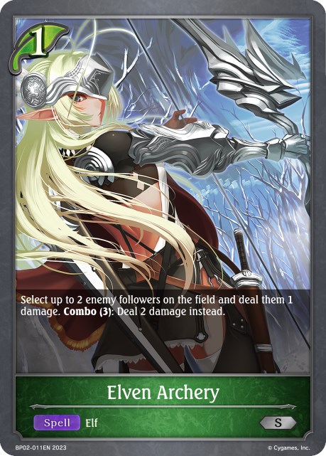 Elven Archery - BP02: Reign of Bahamut - Shadowverse