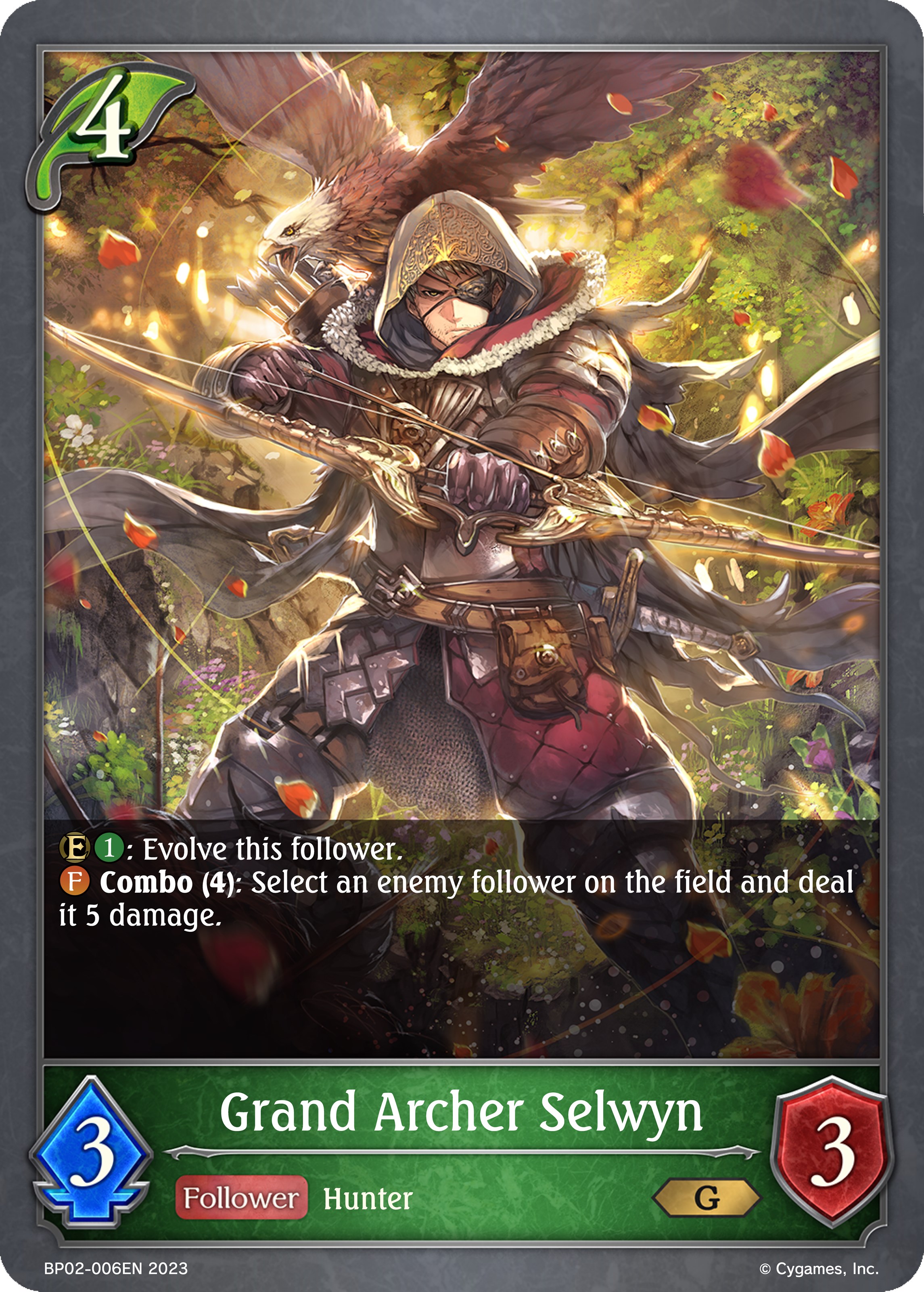 Grand Archer Selwyn - BP02: Reign of Bahamut - Shadowverse