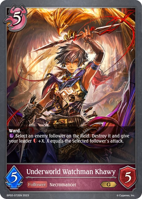 Underworld Watchman Khawy - BP02: Reign of Bahamut - Shadowverse