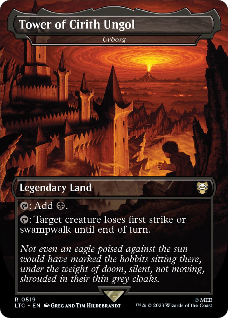 Tower of Cirith Ungol - Urborg (Borderless) - Commander: The Lord of ...