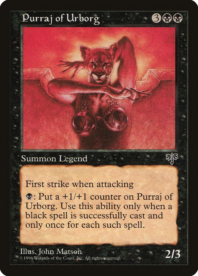 Purraj of Urborg - Mirage - Magic: The Gathering
