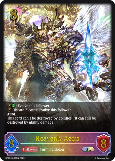 Heavenly Aegis (SL) - BP02: Reign of Bahamut - Shadowverse