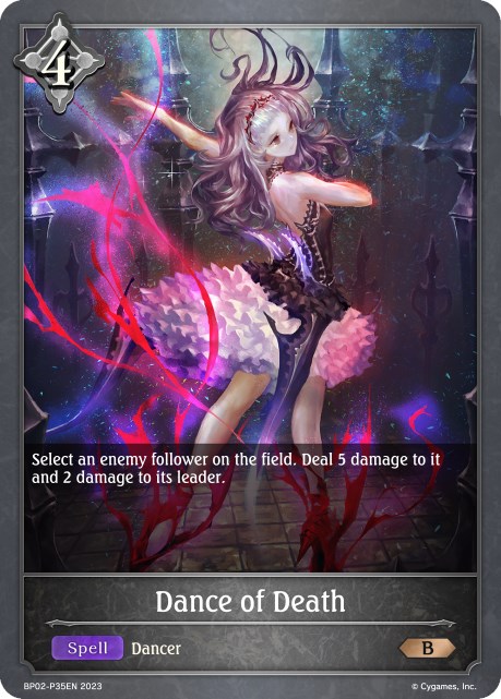 Dance of Death - P35EN (Foil) - BP02: Reign of Bahamut - Shadowverse