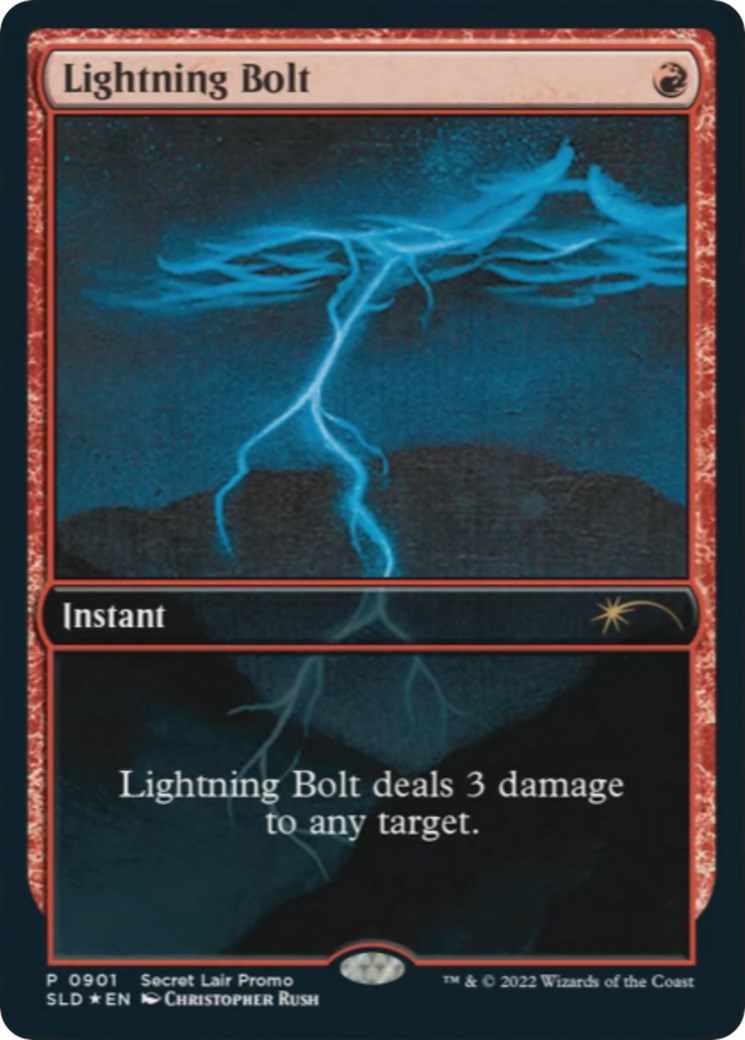 Lightning Bolt (0901) - Secret Lair Drop Series - Magic: The Gathering