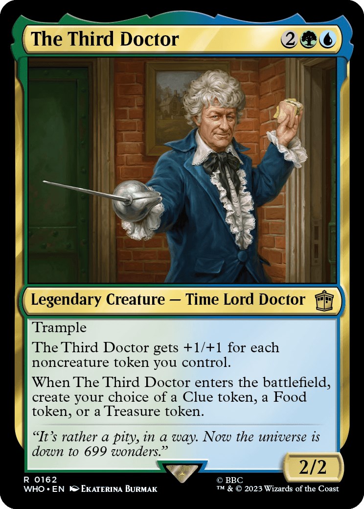 The Third Doctor - Universes Beyond: Doctor Who - Magic: The Gathering