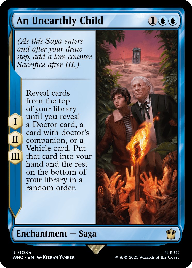 An Unearthly Child - Universes Beyond: Doctor Who - Magic: The Gathering