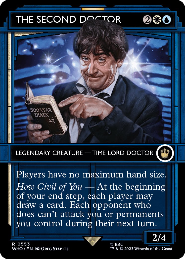 The Second Doctor Showcase Universes Beyond Doctor Who Magic