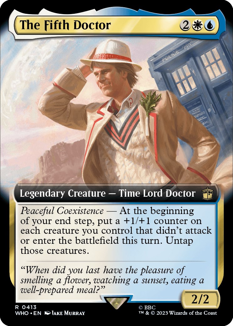 The Fifth Doctor (Extended Art) - Universes Beyond: Doctor Who - Magic ...