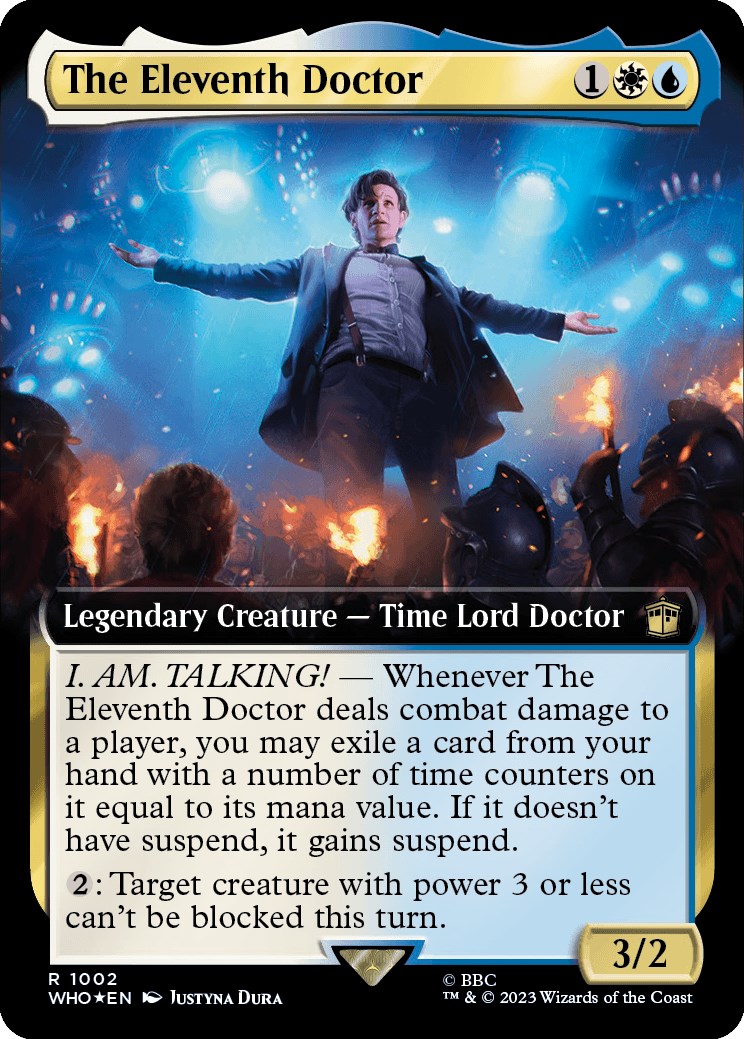 The Eleventh Doctor (Extended Art) (Surge Foil) - Universes Beyond ...