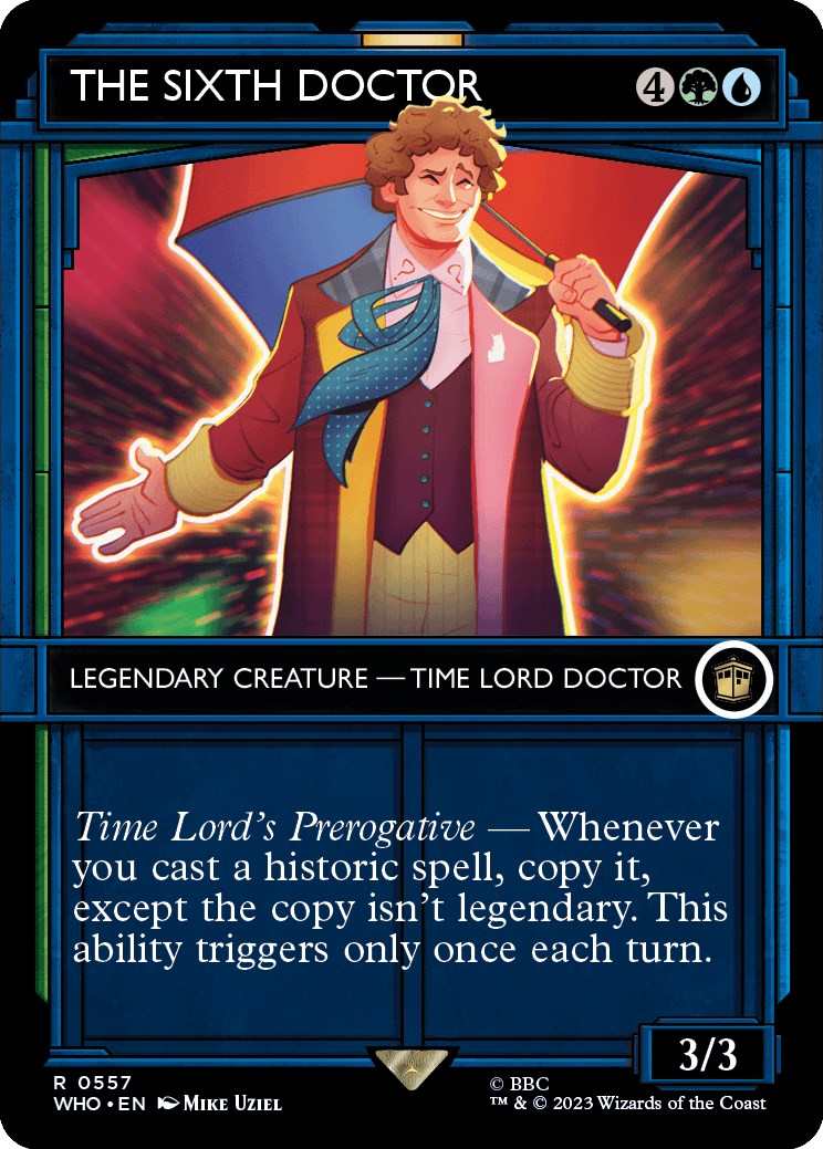 The Sixth Doctor (Showcase) - Universes Beyond: Doctor Who - Magic: The ...