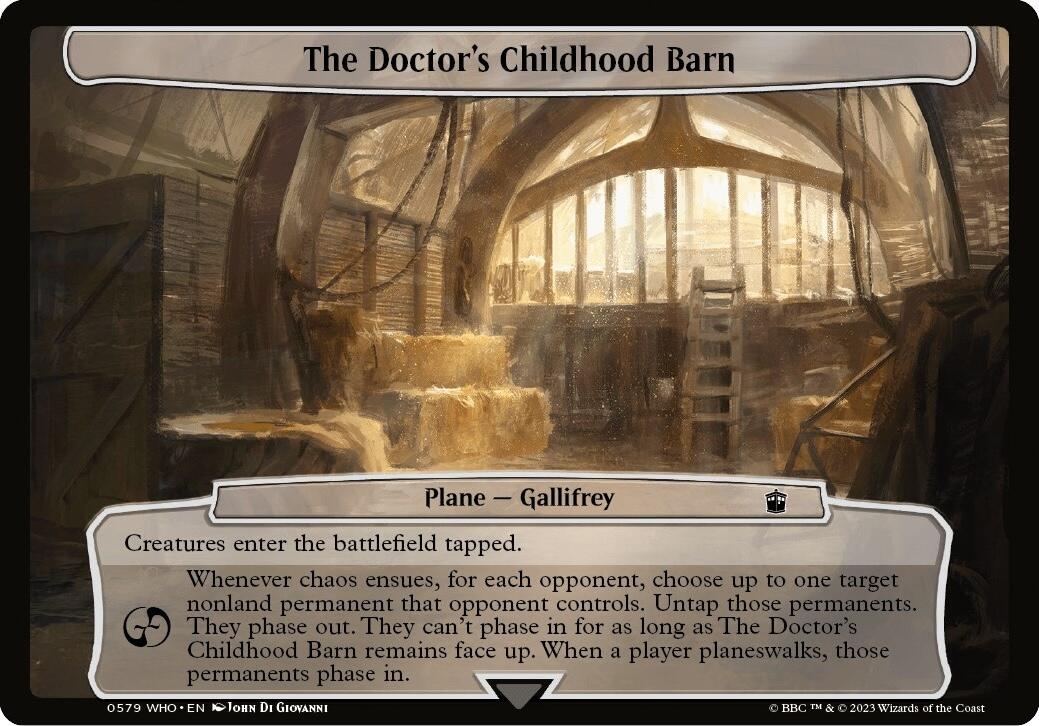 The Doctor's Childhood Barn - Planechase: Universes Beyond: Doctor Who ...
