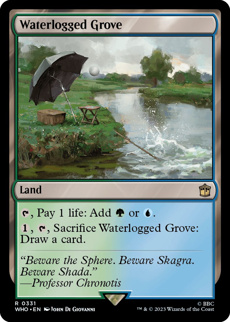 Waterlogged Grove - Universes Beyond: Doctor Who - Magic: The Gathering