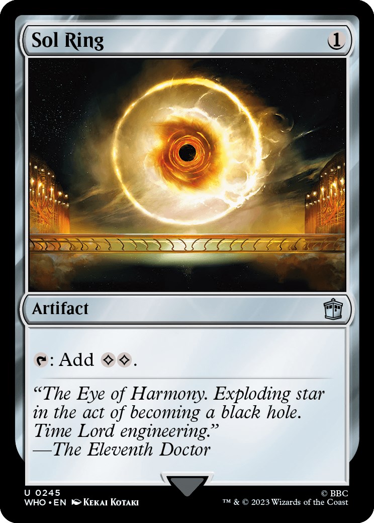 Sol Ring - Universes Beyond: Doctor Who - Magic: The Gathering