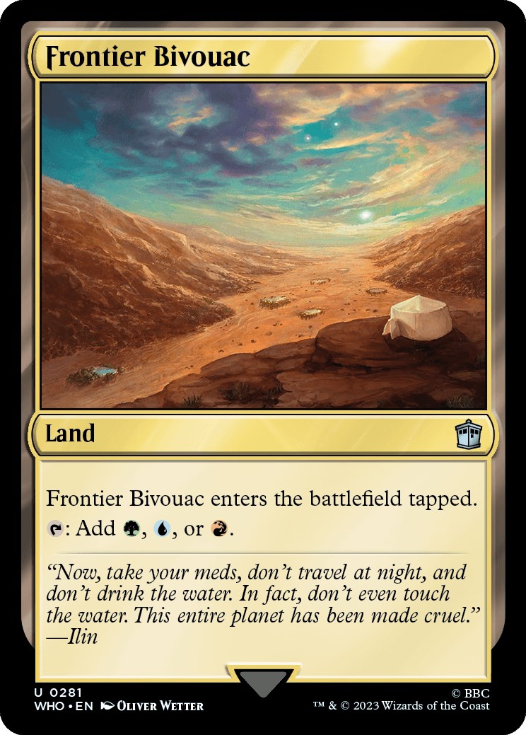 Frontier Bivouac - Universes Beyond: Doctor Who - Magic: The Gathering