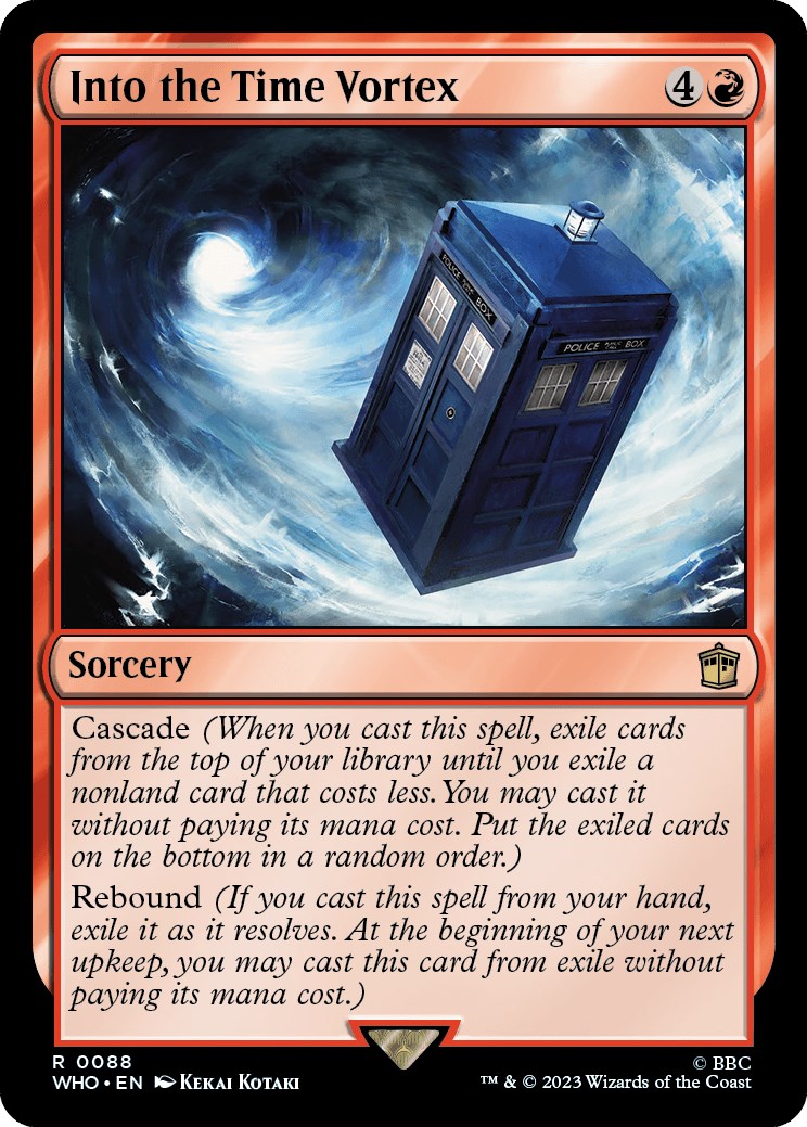 Into the Time Vortex - Universes Beyond: Doctor Who - Magic: The Gathering