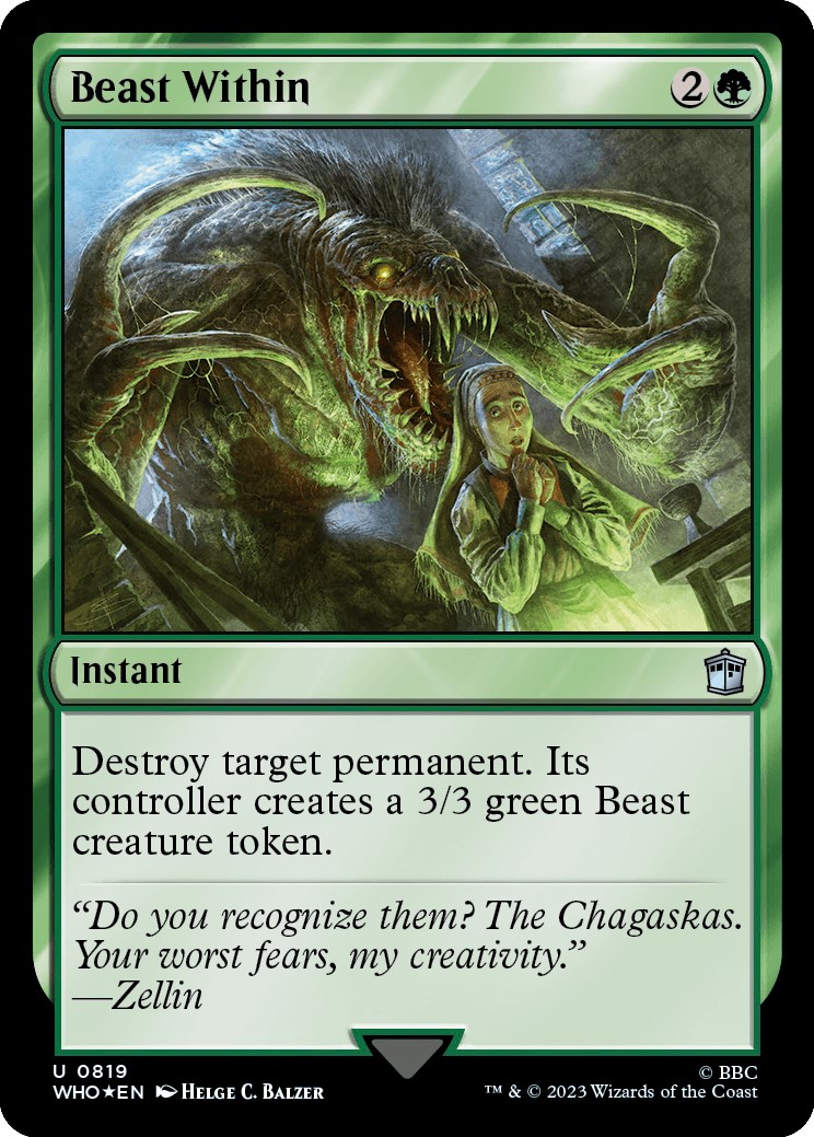 Beast Within (Surge Foil) - Universes Beyond: Doctor Who - Magic: The ...