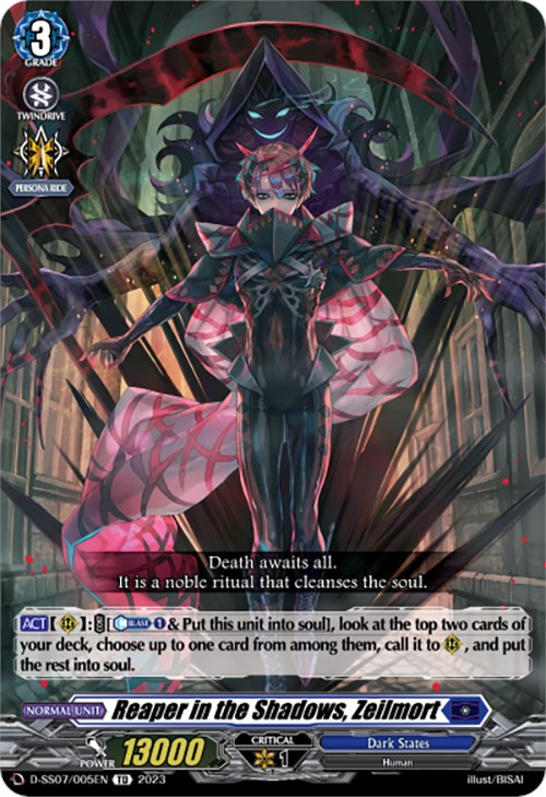 Reaper in the Shadows, Zeilmort - D-SS07: Stand Up Deckset "Favrneel" - Cardfight Vanguard