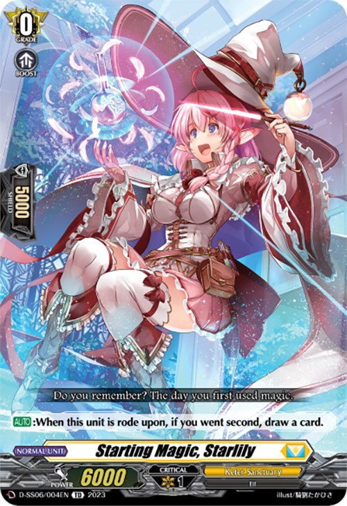 Starting Magic, Starlily - D-SS06: Stand Up Deckset "Gramgrace" - Cardfight Vanguard