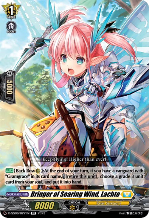 Bringer of Soaring Wind, Lachte - D-SS06: Stand Up Deckset "Gramgrace" - Cardfight Vanguard