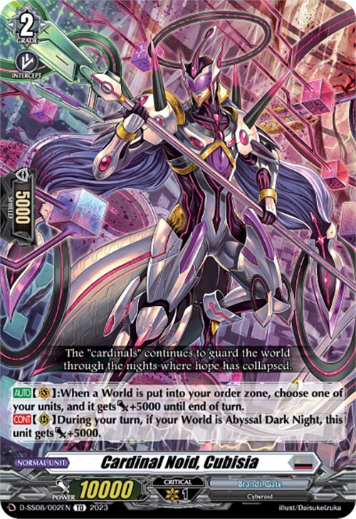 Cardinal Noid, Cubisia - D-SS08: Stand Up Deckset "Orfist" - Cardfight Vanguard