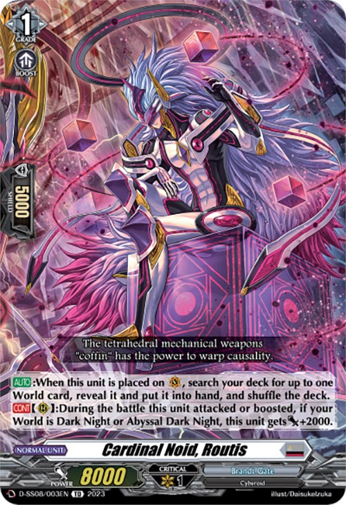 Cardinal Noid, Routis - D-SS08: Stand Up Deckset "Orfist" - Cardfight Vanguard