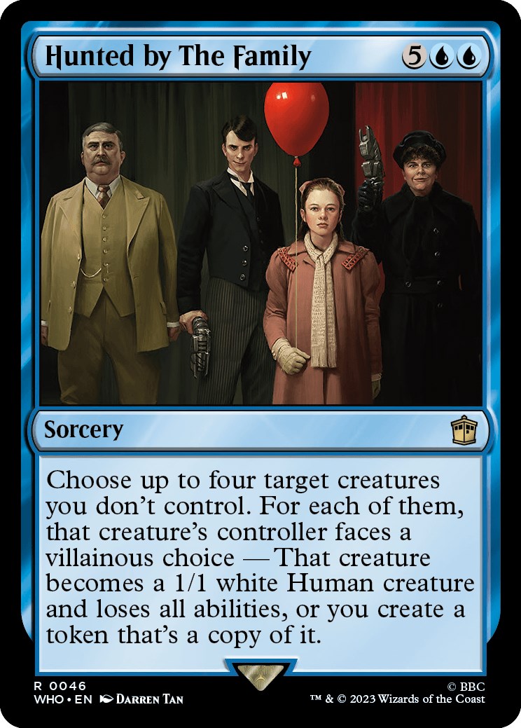 Hunted by The Family - Universes Beyond: Doctor Who - Magic: The Gathering