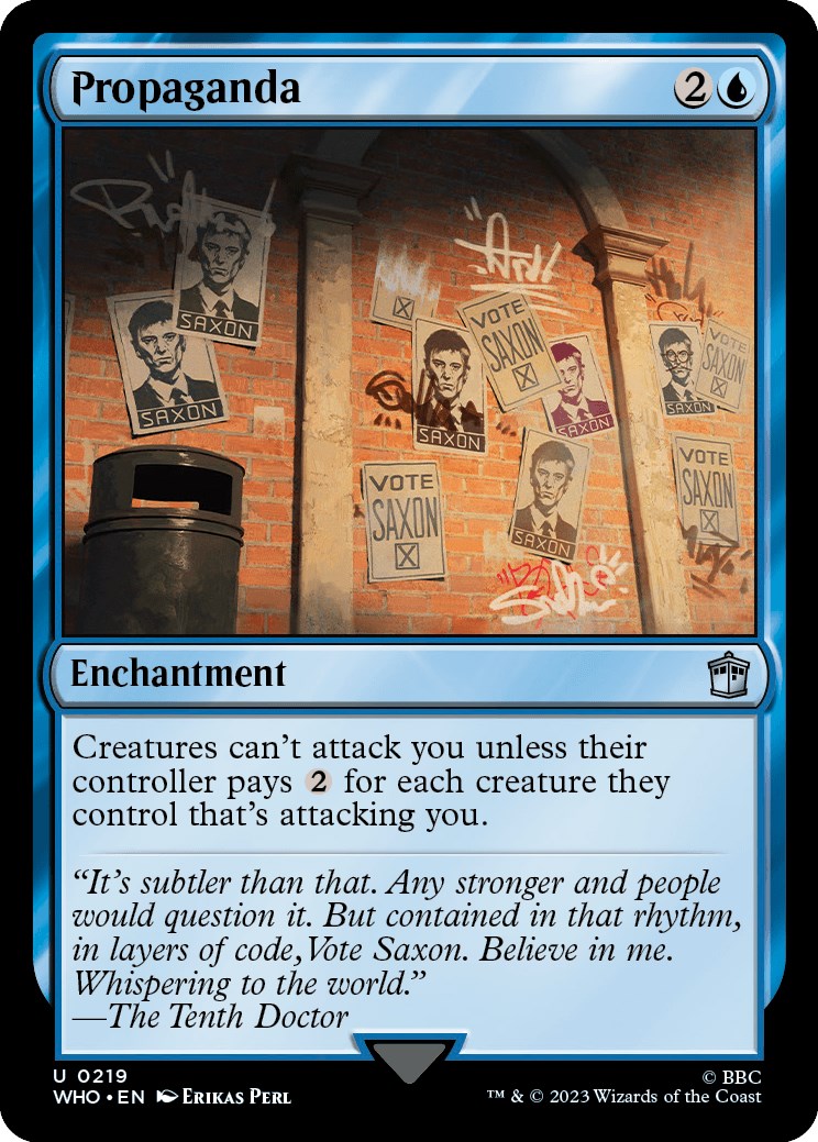 Propaganda - Universes Beyond: Doctor Who - Magic: The Gathering