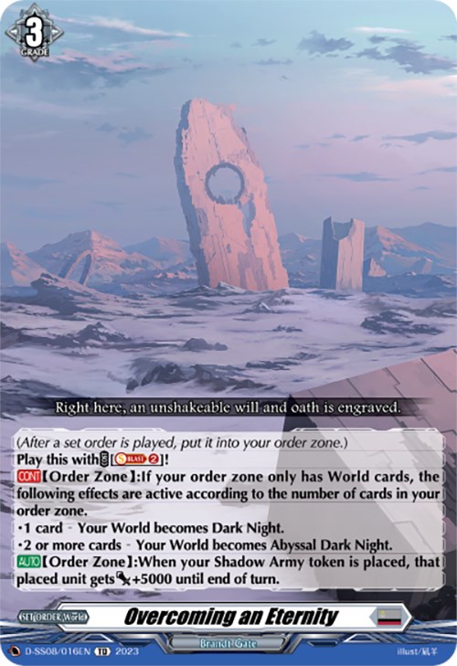 Overcoming an Eternity - D-SS08: Stand Up Deckset "Orfist" - Cardfight Vanguard