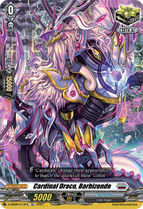 Cardinal Draco, Barbizonde - D-SS08: Stand Up Deckset "Orfist" - Cardfight Vanguard