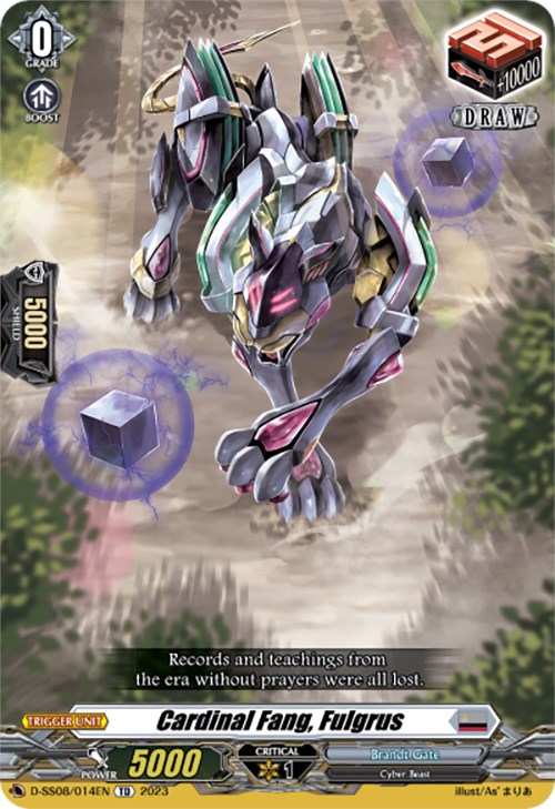 Cardinal Fang, Fulgrus - D-SS08: Stand Up Deckset "Orfist" - Cardfight Vanguard