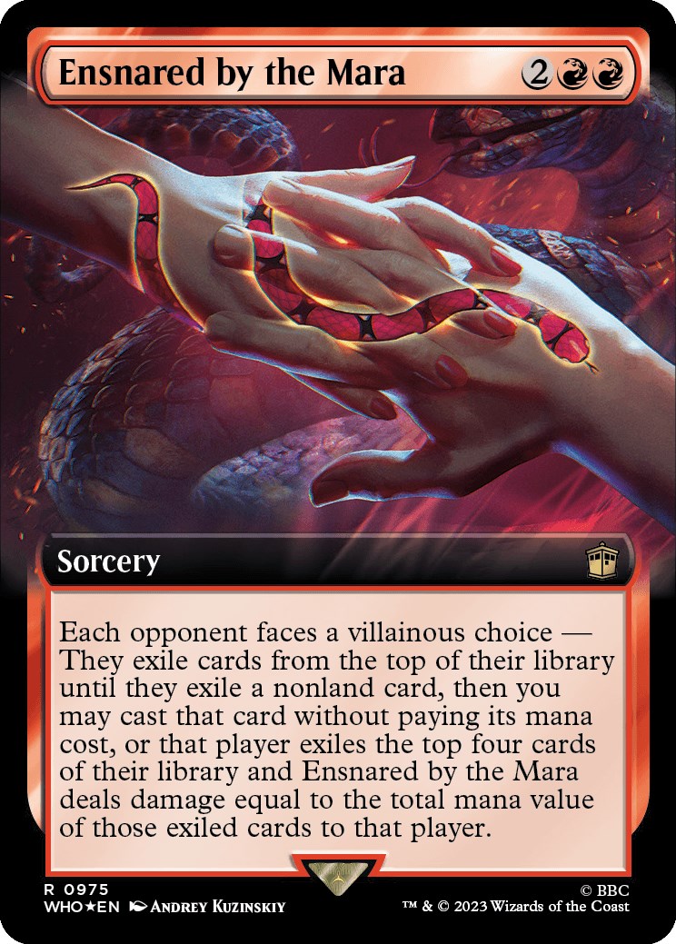 Ensnared by the Mara (Extended Art) (Surge Foil) - Universes Beyond ...