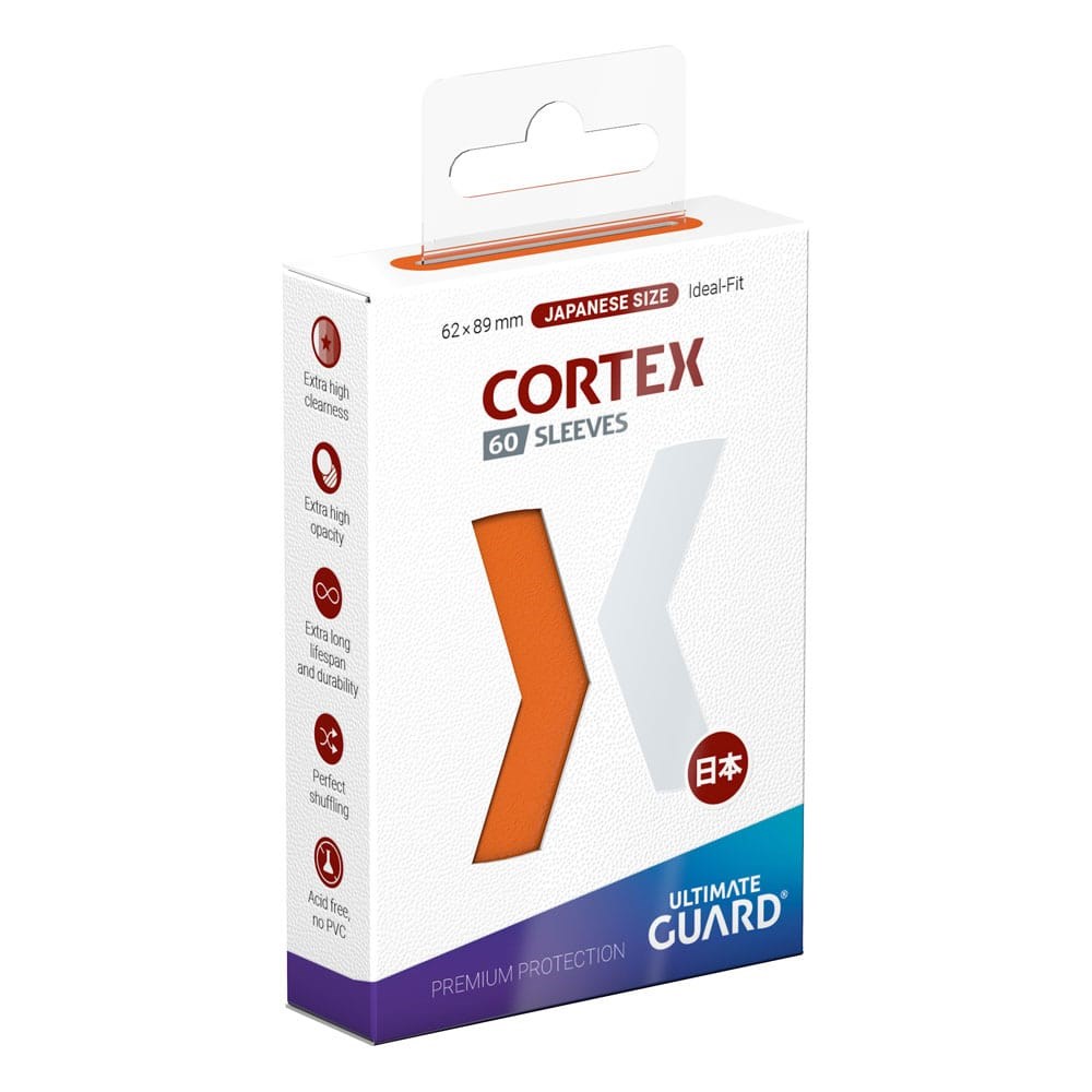 Ultimate Guard Cortex Sleeves Japanese Size Glossy - Orange (60-Pack ...