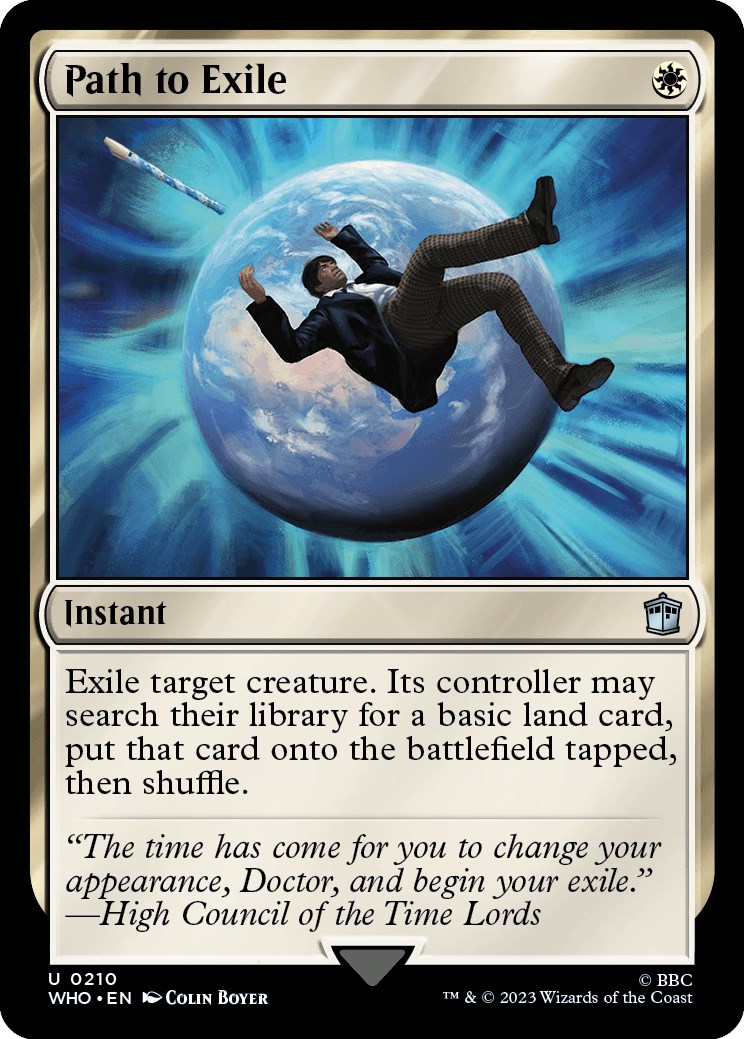 Path to Exile - Universes Beyond: Doctor Who - Magic: The Gathering