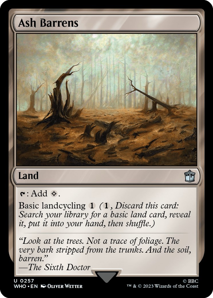 Ash Barrens - Universes Beyond: Doctor Who - Magic: The Gathering