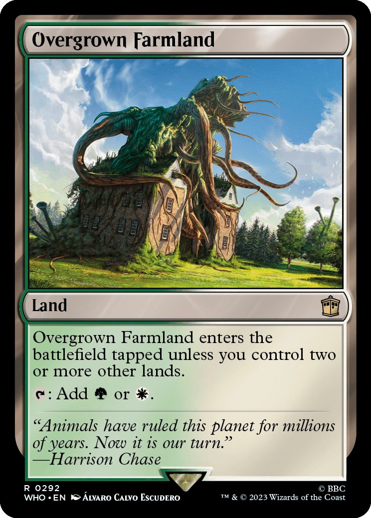 Overgrown Farmland - Universes Beyond: Doctor Who - Magic: The Gathering
