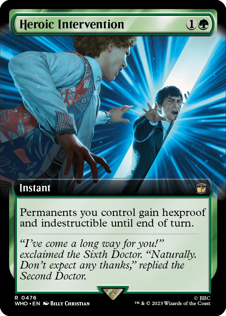 Heroic Intervention (Extended Art) - Universes Beyond: Doctor Who ...
