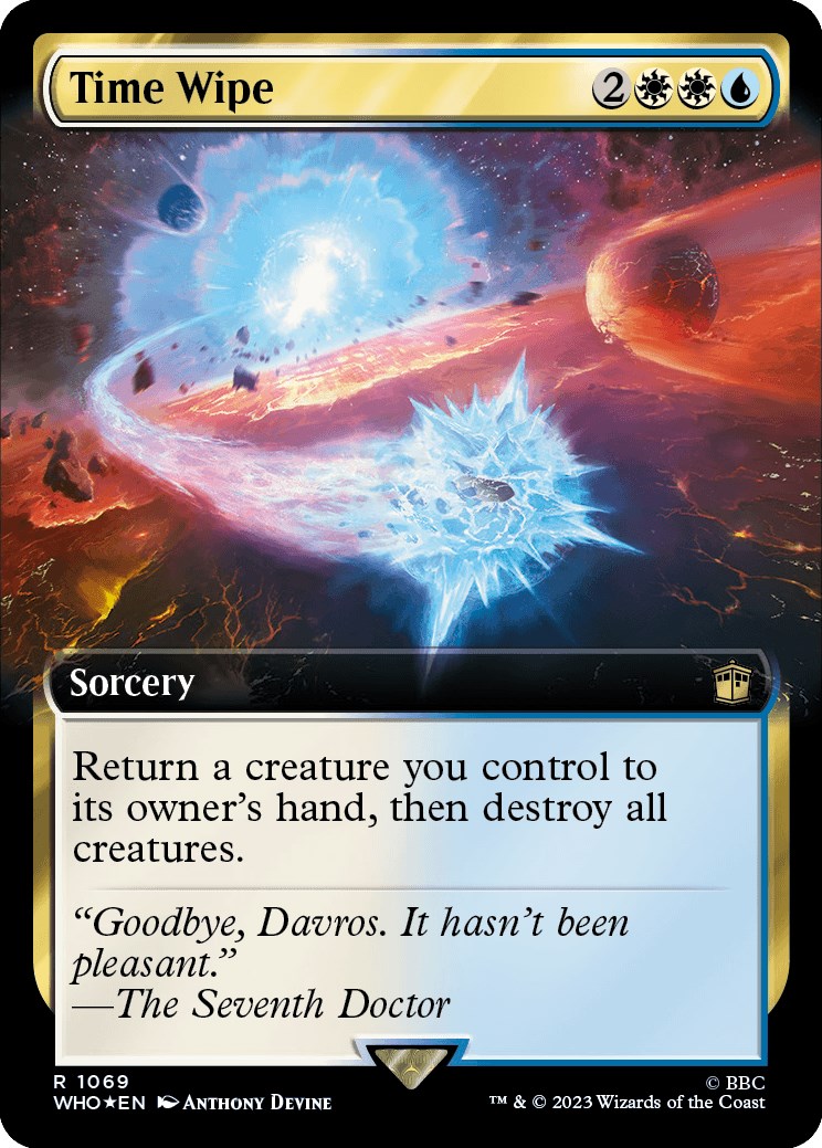Time Wipe (Extended Art) (Surge Foil) - Universes Beyond: Doctor Who ...