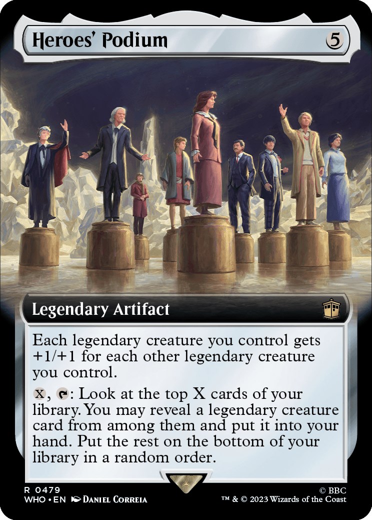 Heroes' Podium (Extended Art) - Universes Beyond: Doctor Who - Magic ...