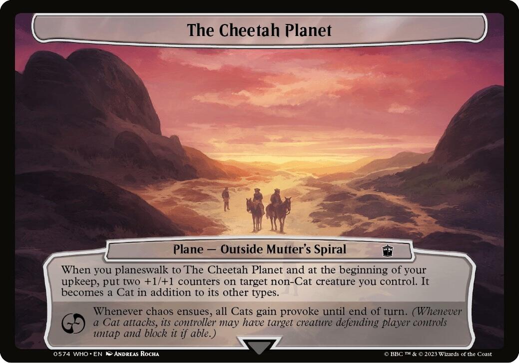 The Cheetah Planet - Planechase: Universes Beyond: Doctor Who - Magic ...