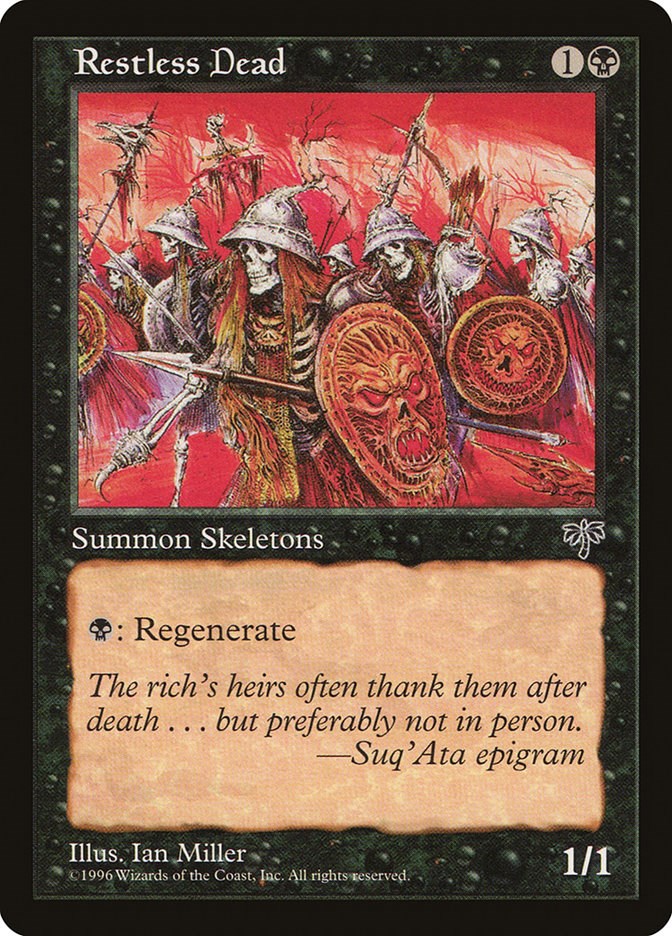 Restless Dead - Mirage - Magic: The Gathering