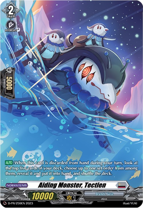 Aiding Monster, Tectien - Evenfall Onslaught - Cardfight Vanguard