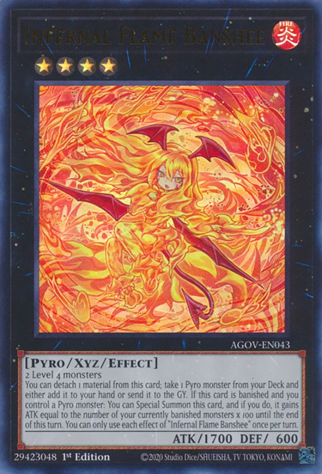 Infernal Flame Banshee - Age of Overlord - YuGiOh