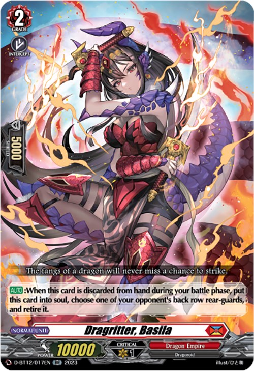 Dragritter, Basila - Evenfall Onslaught - Cardfight Vanguard
