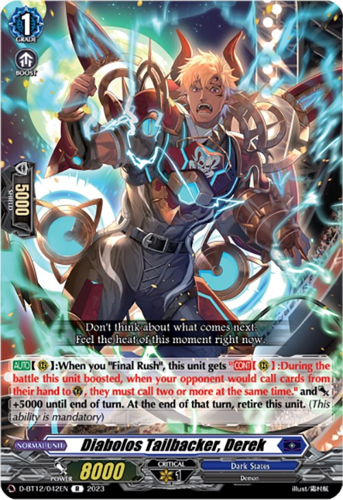 Diabolos Tailbacker, Derek - Evenfall Onslaught - Cardfight Vanguard