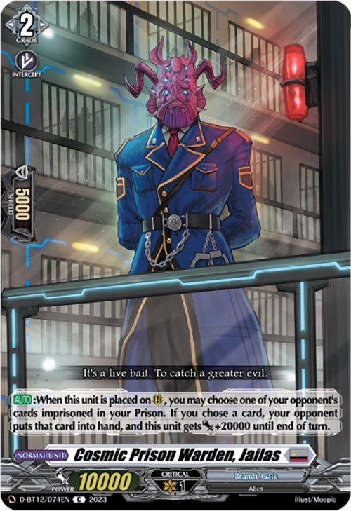 Cosmic Prison Warden, Jailas - Evenfall Onslaught - Cardfight Vanguard
