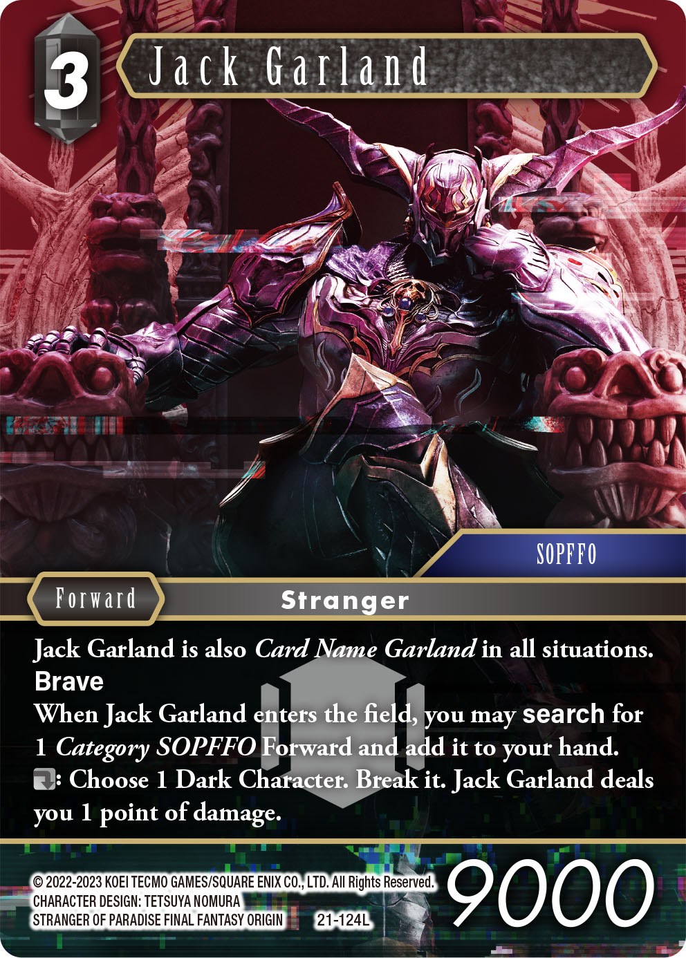 Jack Garland - Beyond Destiny - Final Fantasy TCG